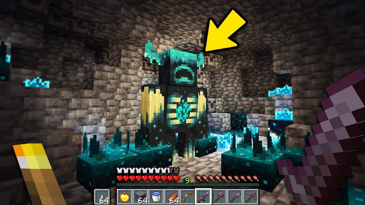 TROVO il NUOVO BOSS WARDEN della 1.17!! - Minecraft ITA MOD - YouTube