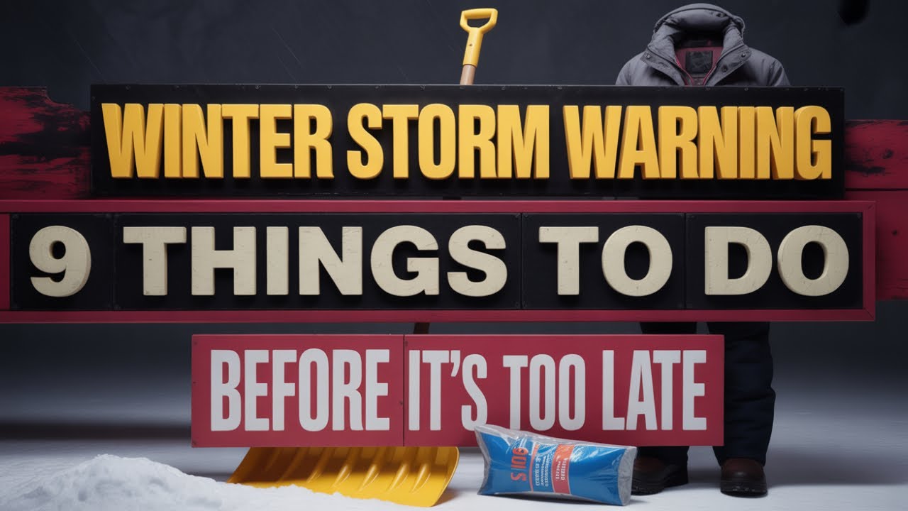 Winter Storm Warning: 9 Things to Do in the Next 24 Hours (Before It's ...