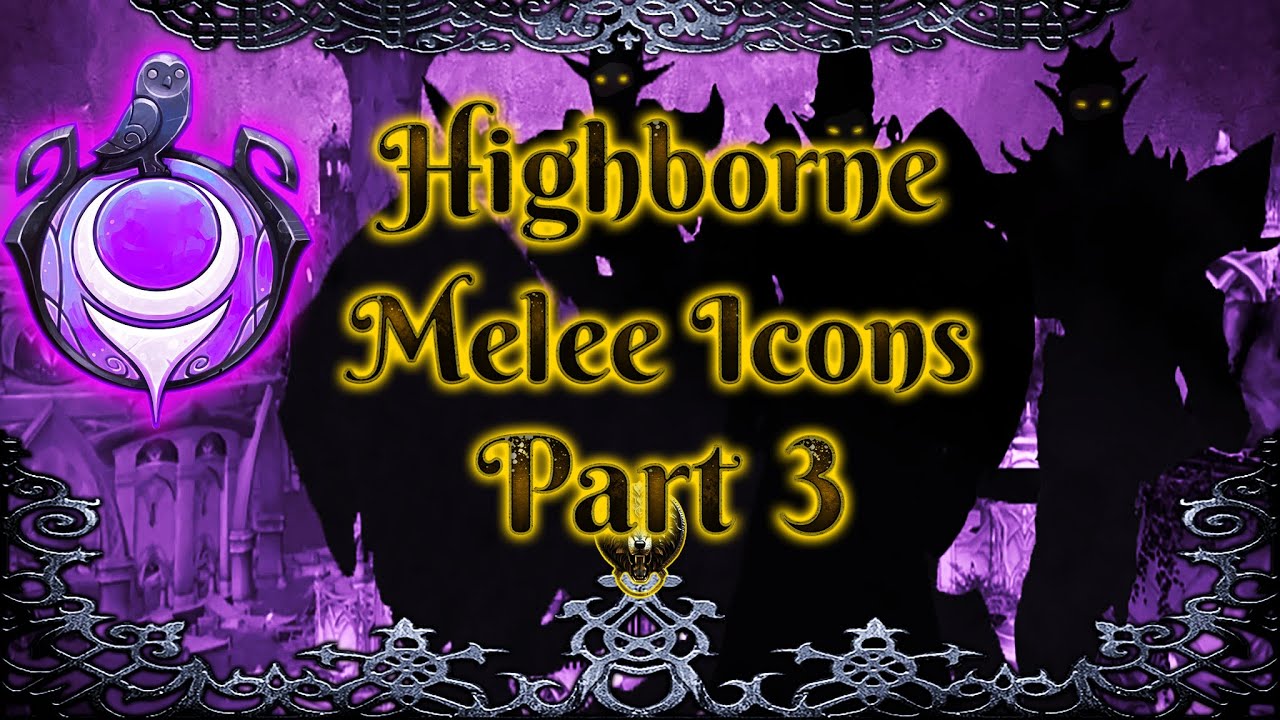 Highborne Melee Race Icons - Part 3 - Warcraft III Reforged Creations ...