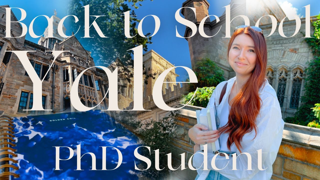 📚 Back to School @ Yale University | 3rd Year PhD Student Week in the ...