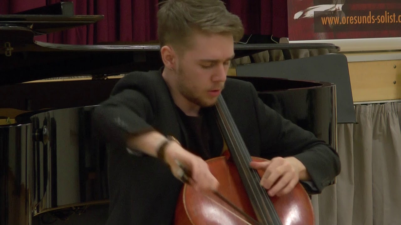 Daniel Thorell, Cello - Øresunds Solist 2018 - YouTube