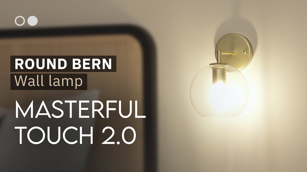 Round Bern Wall Lamp - Ledkia - YouTube