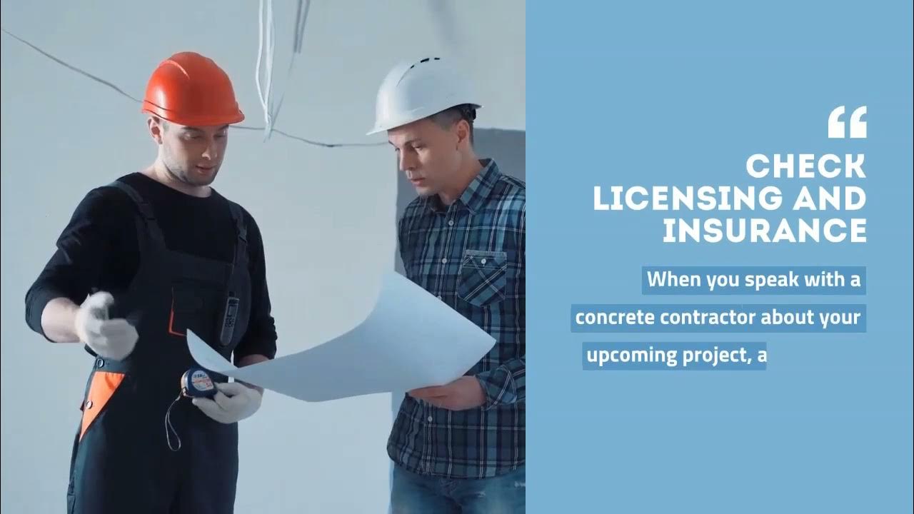 Five Tips For Hiring A Concrete Contractor Youtube