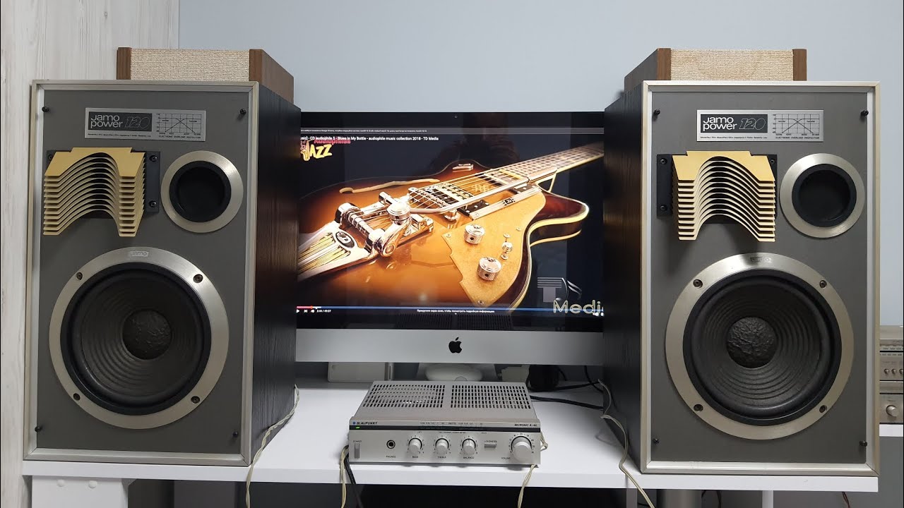 Тест вінтажної акустики JAMO POWER 120 - 1981 року випуску (Made in ...