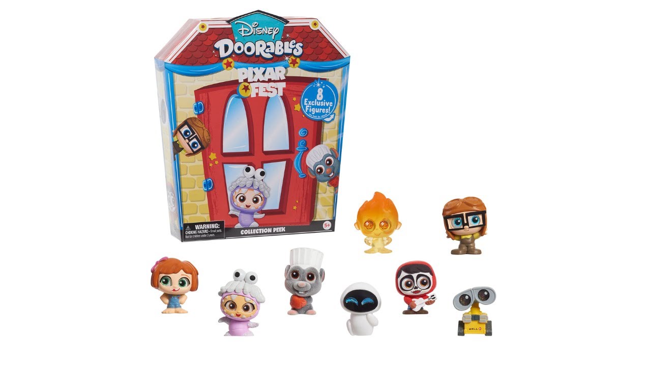 Disney doorable pixar fest unboxing + code - YouTube
