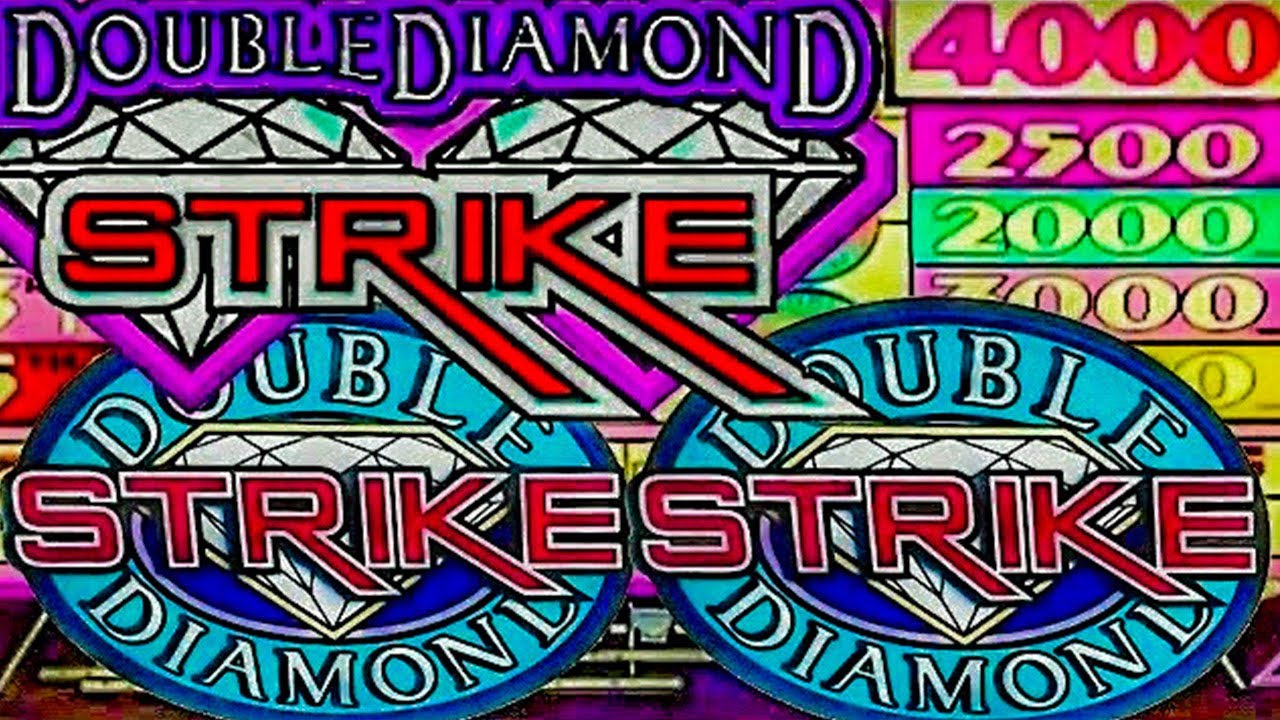 Classic 3 Reel Double Diamond Strike Old School Casino Slot - YouTube