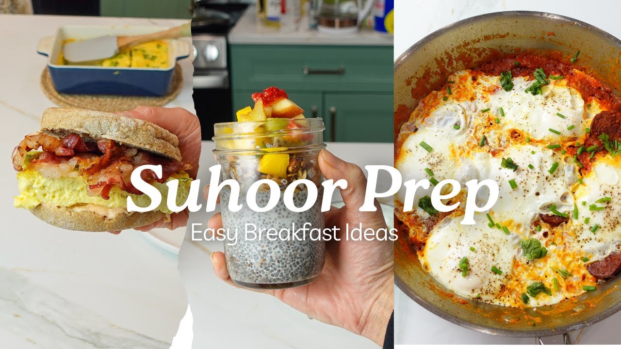 3 Nourish Breakfast Recipes for Suhoor | Ramadan Recipes 2025 | - YouTube