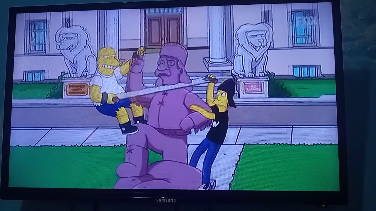 YooHoo To The Rescue | The Simpsons Opening (At Fox Channel) - YouTube