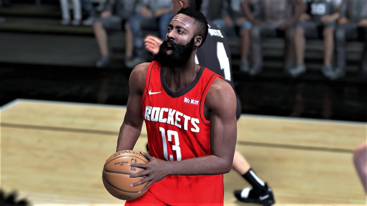 NBA 2K20 Roster - Houston Rockets vs San Antonio Spurs - Full Game ...