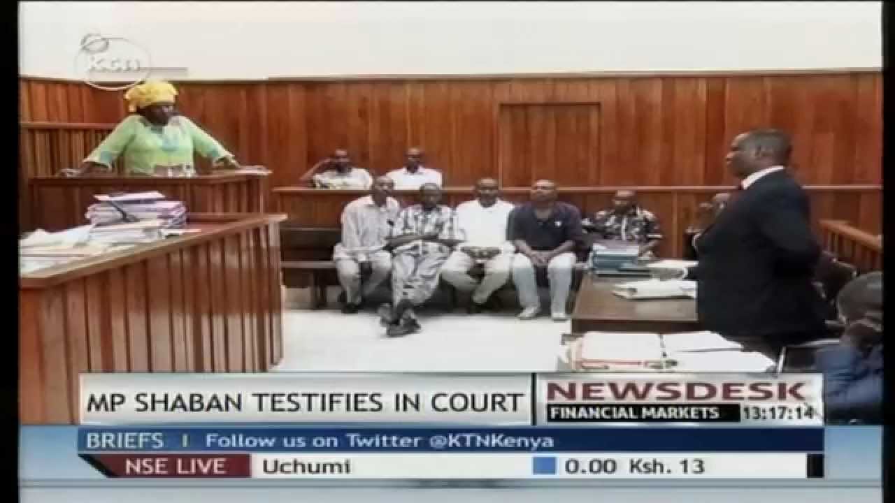 Naomi Shaban testifies for the defence of suspected killers of a ...