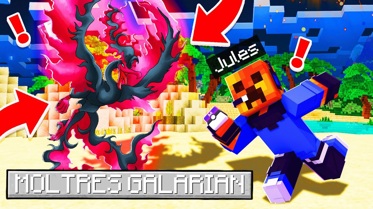 CONSEGUIMOS UM MOLTRES GALAR no PIXELMON - Minecraft Pixelmon EP 21 ...