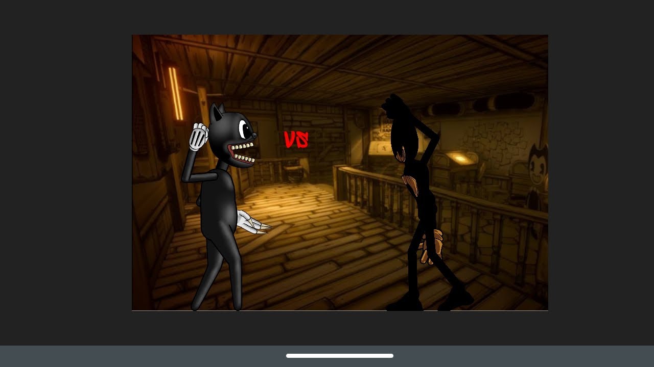 ink bendy vs Cartoon cat part 1 (bendy and the ink machine vs Trevor ...