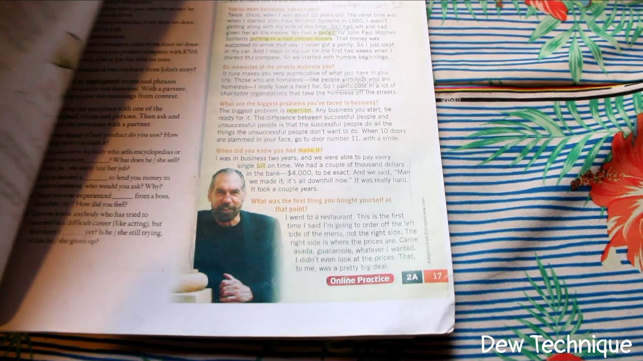 How to open a book on page 17 - YouTube