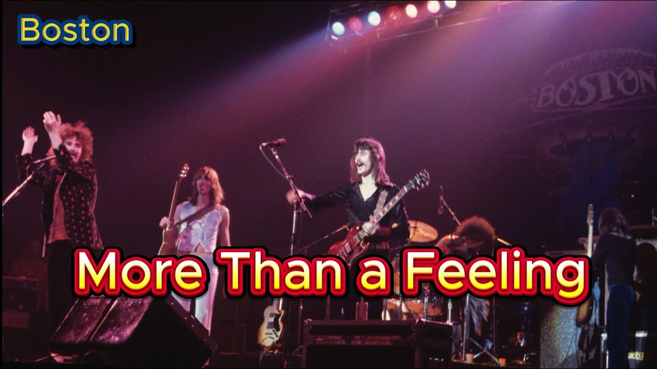 More Than a Feeling - Boston (with lyrics and photos) - YouTube