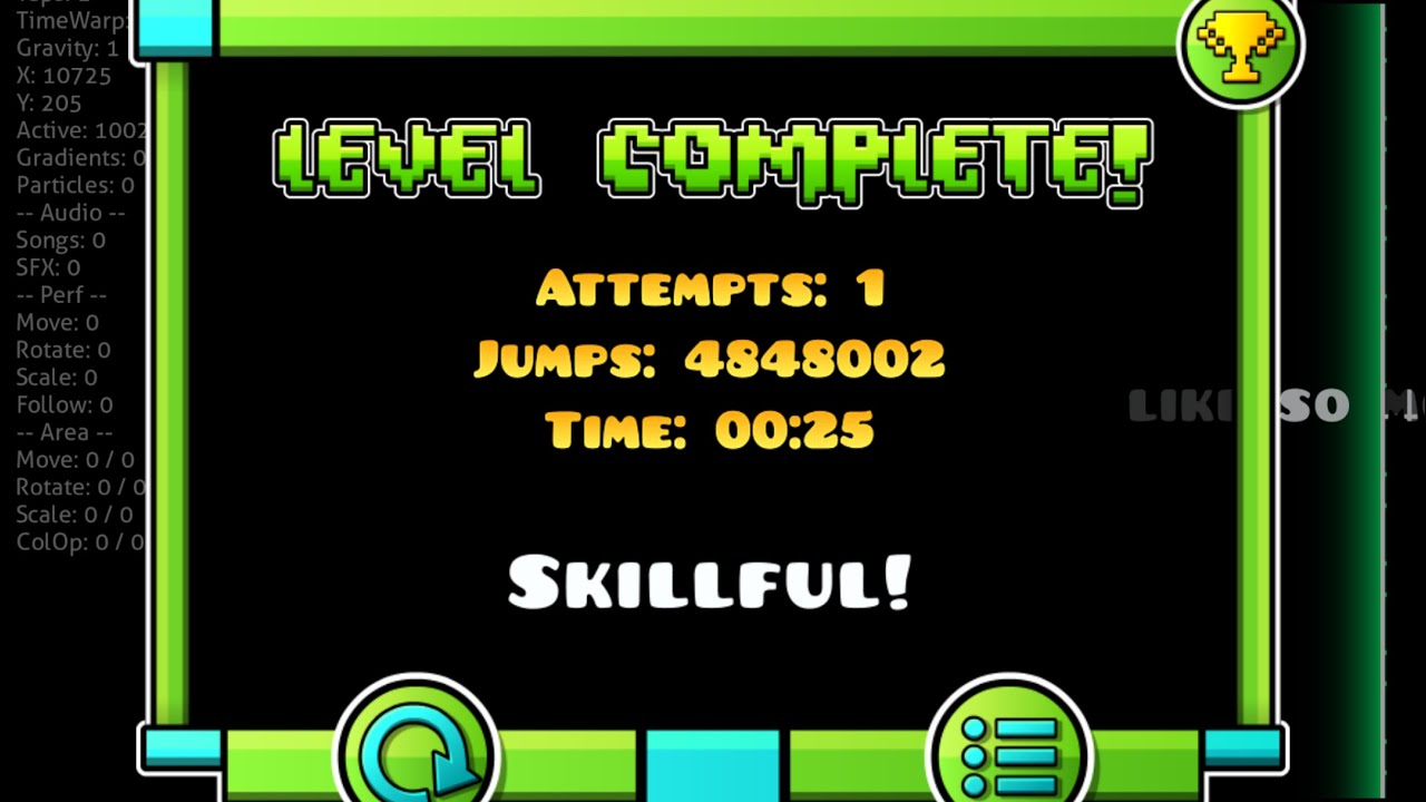 How to get a lot of jumps in geometry dash - YouTube