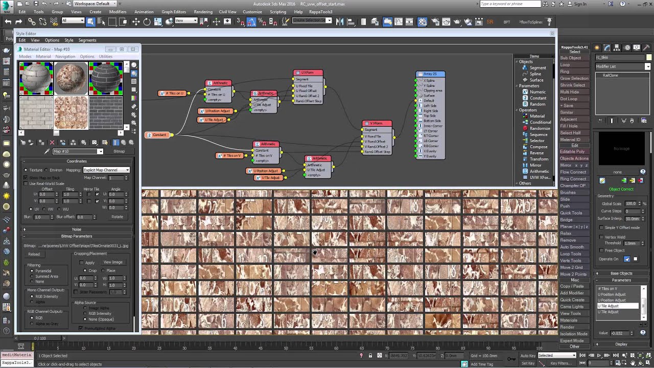 Tutorial Mapping Tiles And Bricks With Railclone Advanced Youtube
