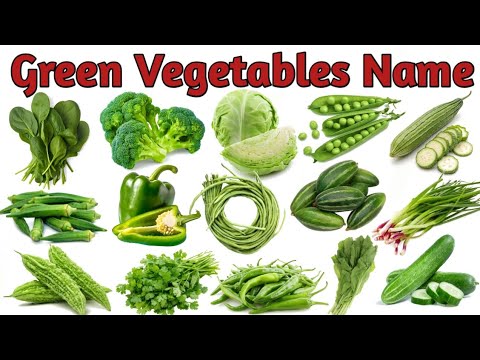 Green Vegetables for Kids 🥦 | Learn with Colors and Fun|Learn Vegetable ...