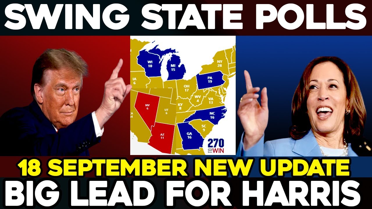 Big Update ! Kamala Harris Dominates ALL Swing State Polls! Trump VS ...