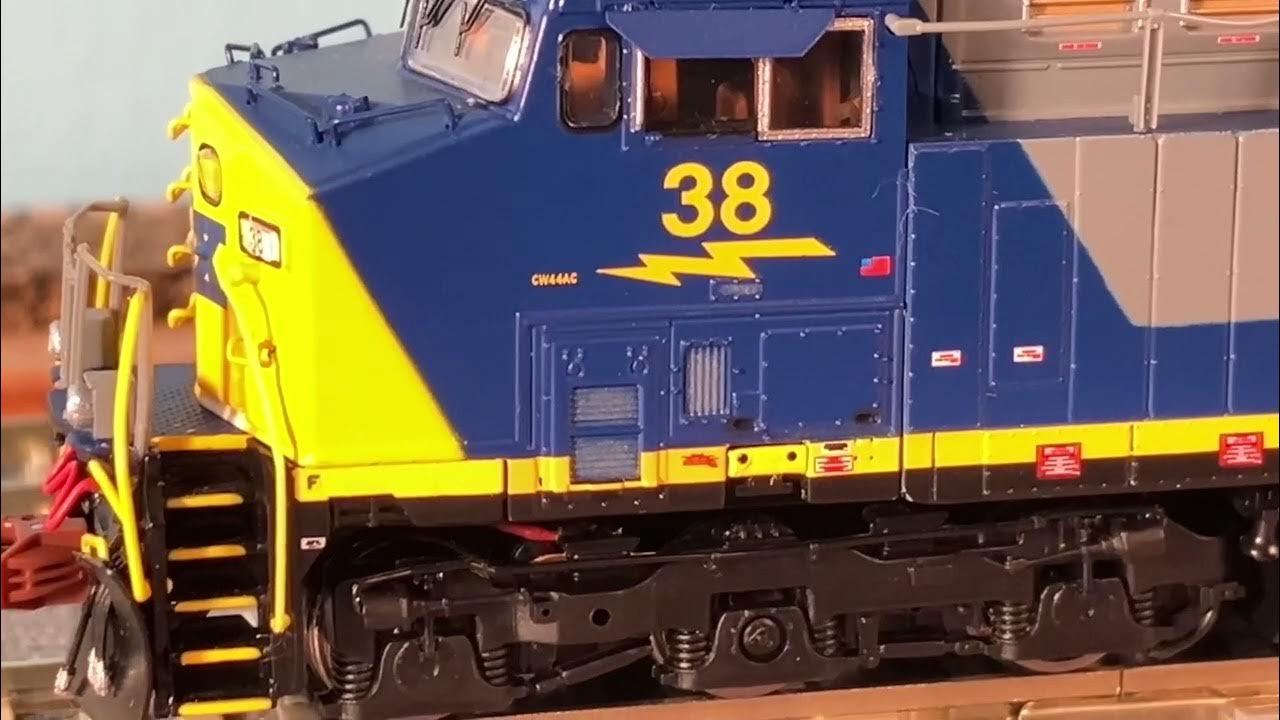 @Projeect2008 Demonstration of the ScaleTrains N Scale Sound equipped CSX YN2 CW44AC - YouTube