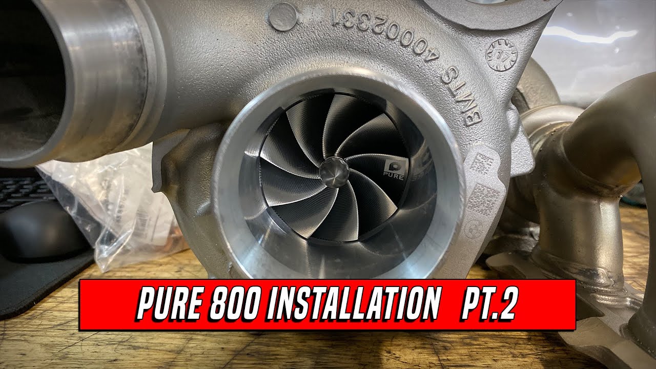 INSTALLING A PURE 800 TURBO ON A B58 | Part 2 - YouTube