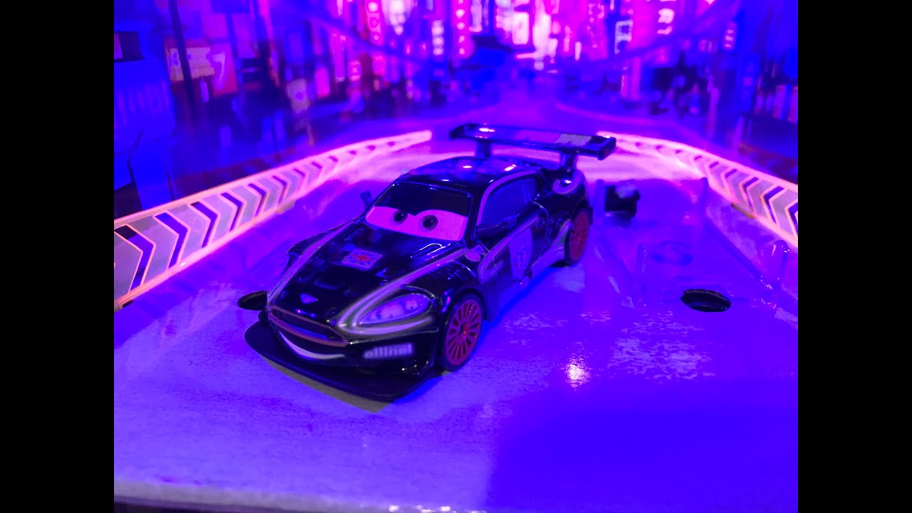 Disney Cars Neon Racers Nigel Gearsley Review - YouTube