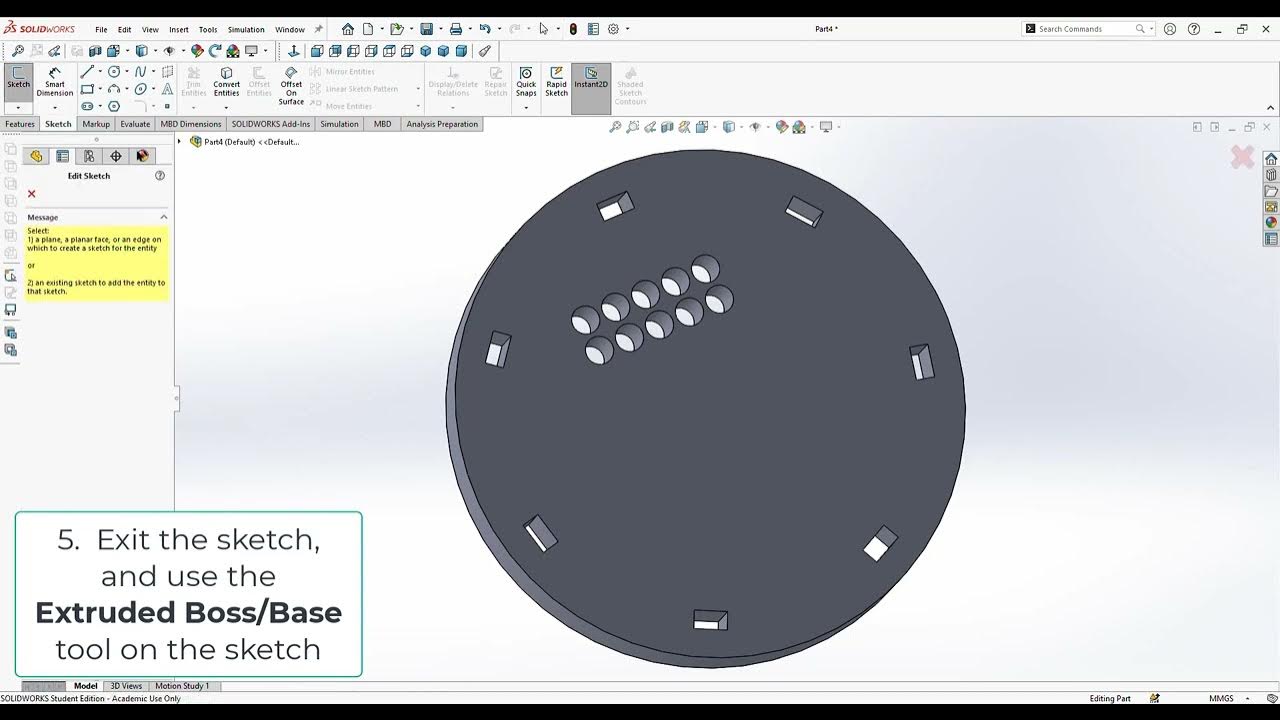 Solidworks Patterns - YouTube