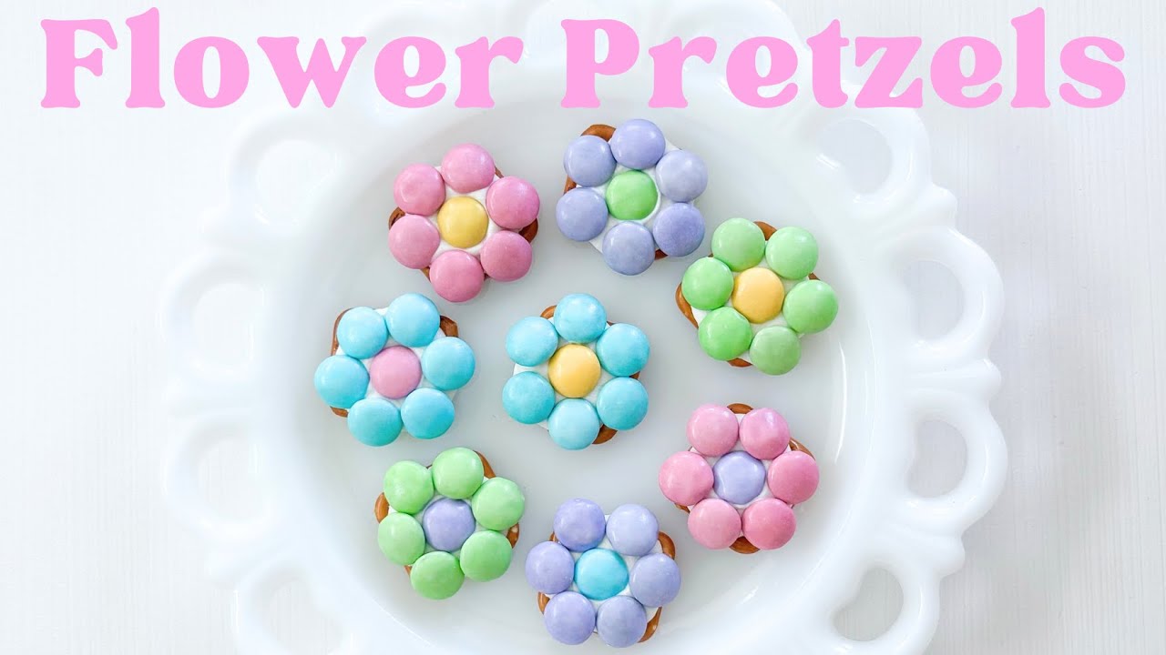 Flower Pretzels | How to Make Flower Pretzel Bites - YouTube