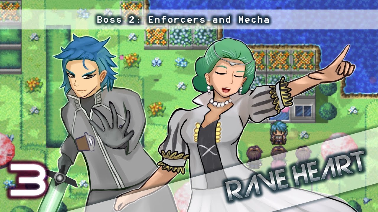 Rave Heart Demo 3 - Enforcers and Mecha - RPG Maker VX Ace - YouTube