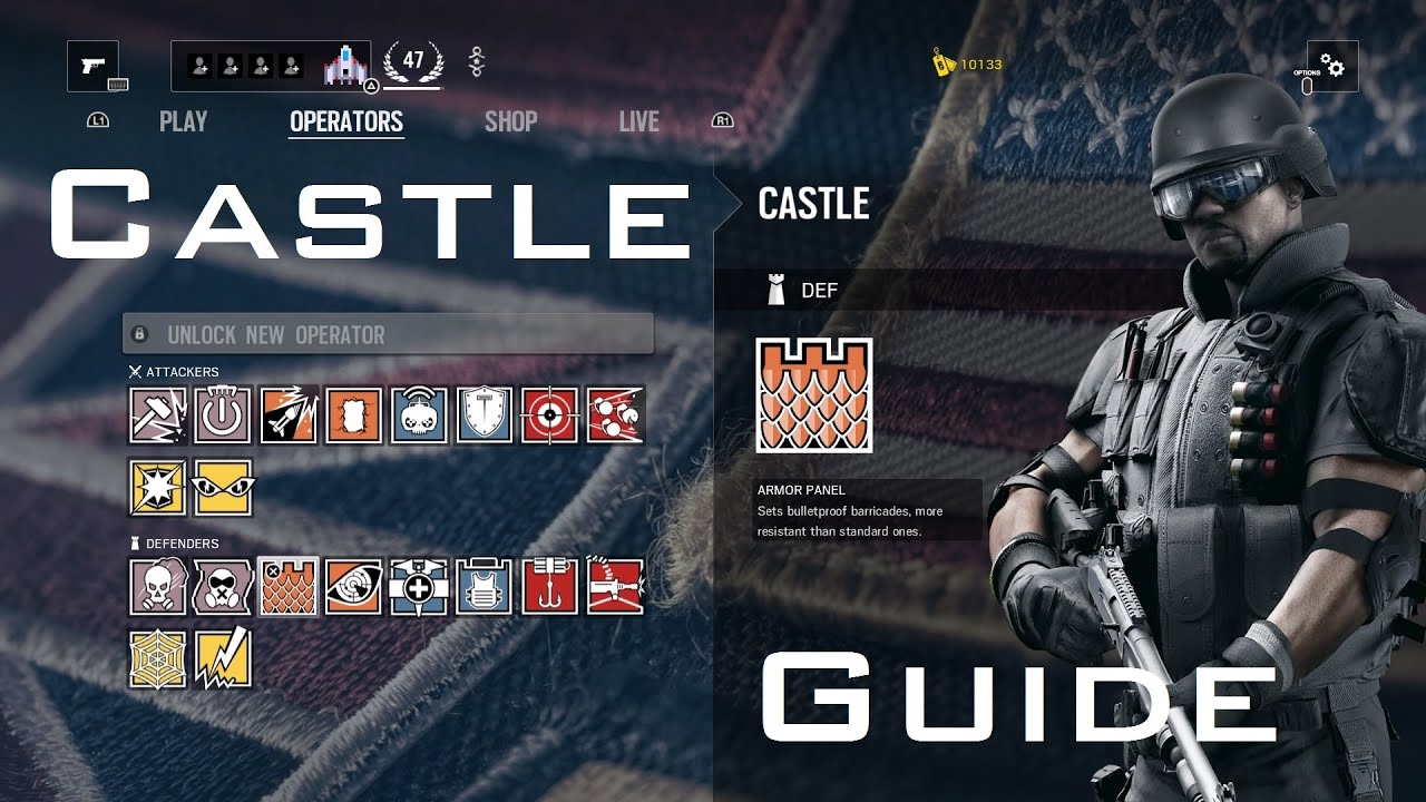R6: Siege Operator Guide - Castle - YouTube