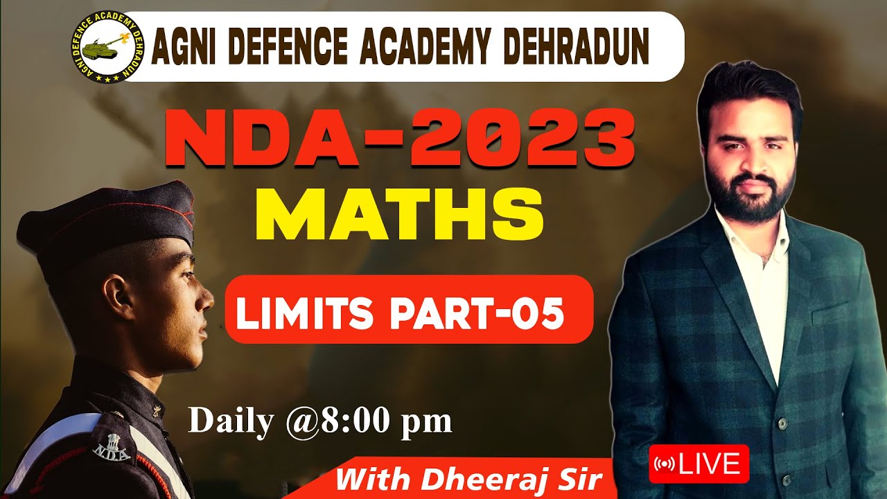 NDA 2023 Maths limits parts-05 | MATHS FOR NDA 2023 | NDA MATHS ...