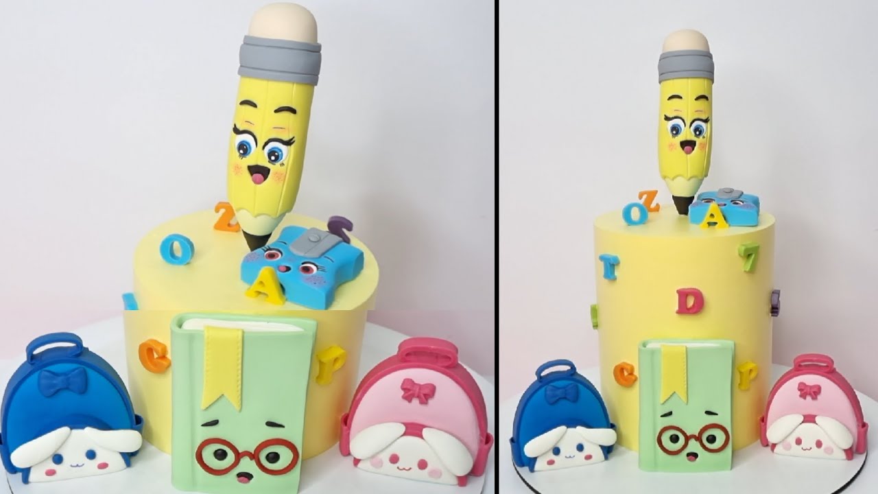 Fondant School cake topper training: key tips in making a topper - YouTube