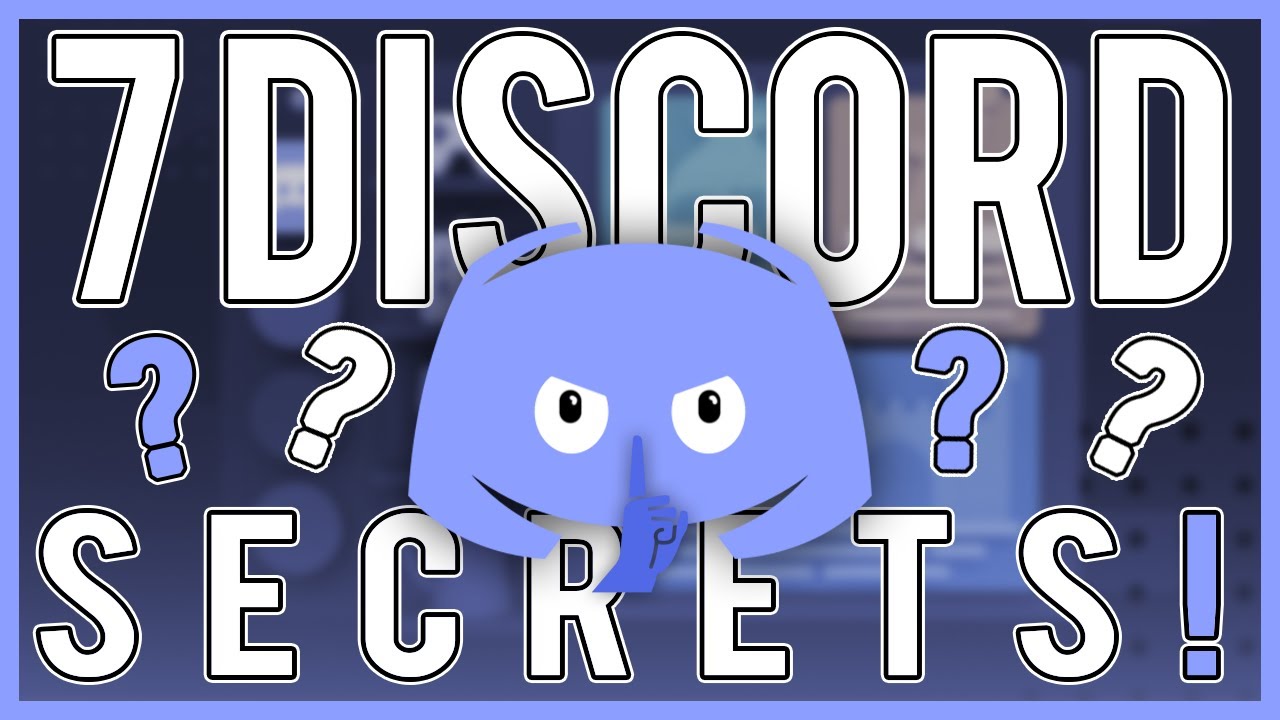 7 Discord Secret Features YOU Didn't Know About! - YouTube