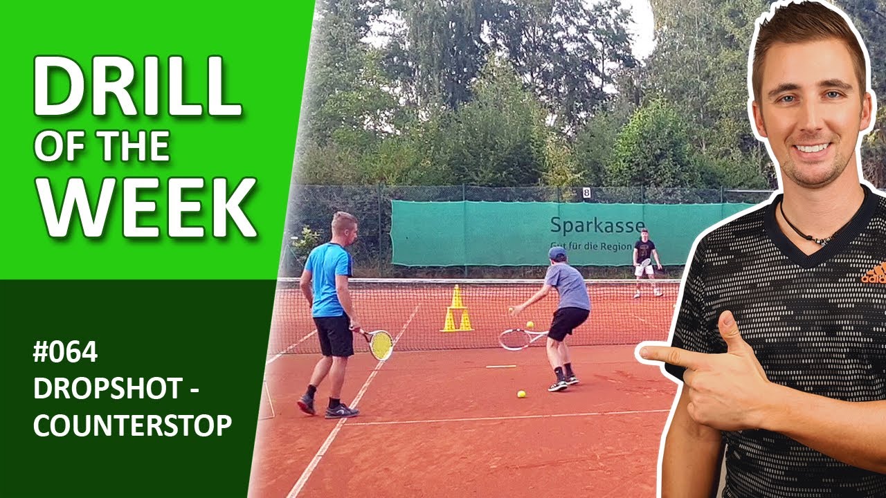 Perfect Tennis Dropshot / Counter Dropshot Drill | "Dropshot ...