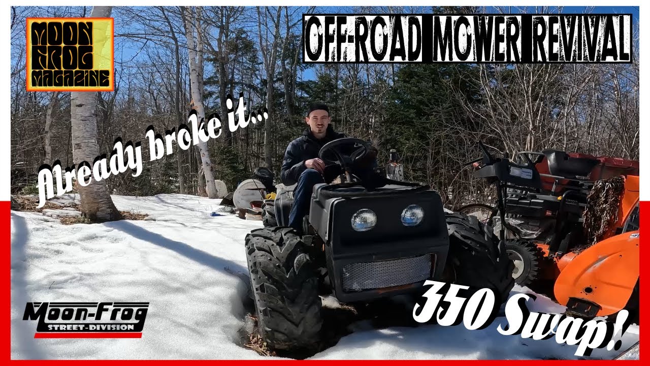 Off Road Mower Revival #custom #offroad #mower #engineswap - YouTube