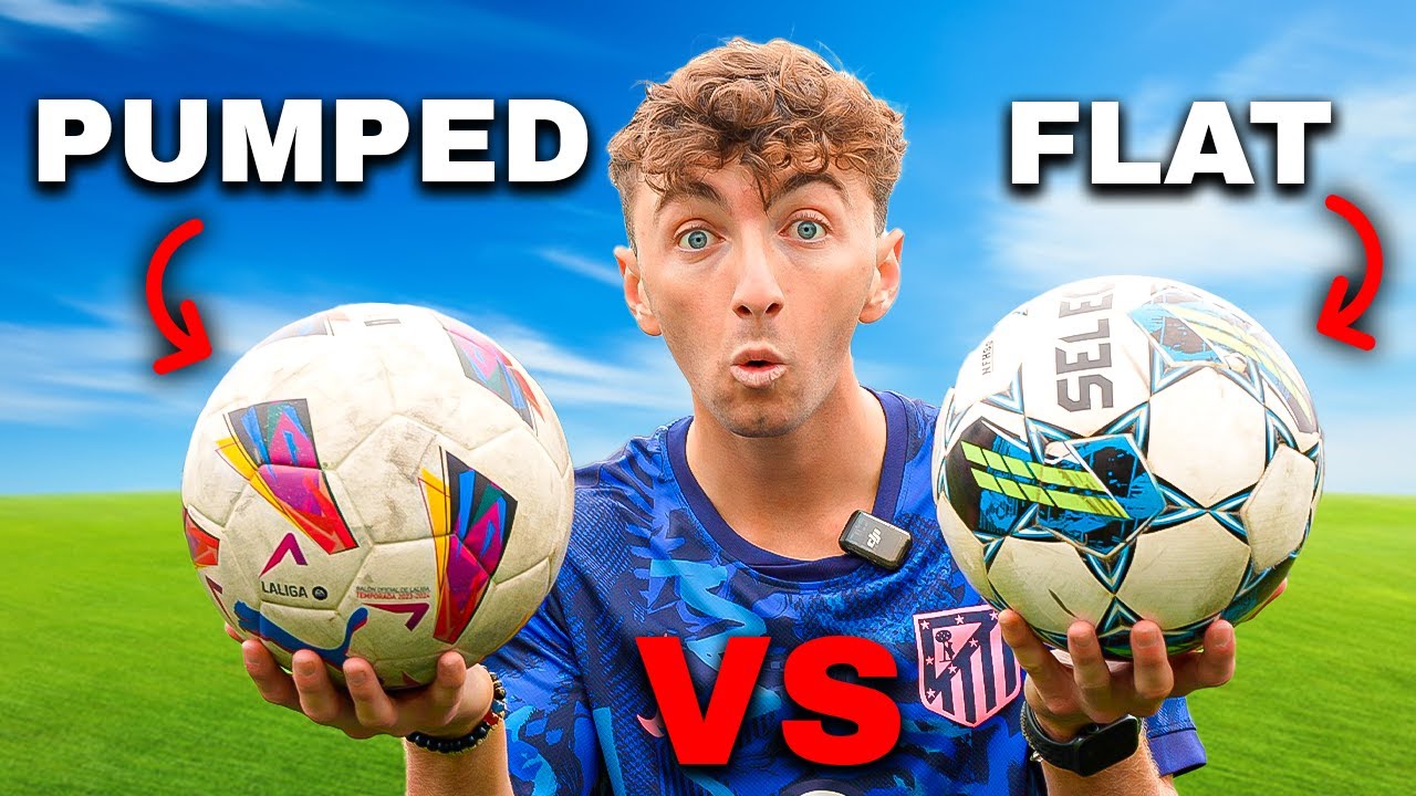 FLAT VS PUMPED BALLS! Which is better for SCORING!? - YouTube