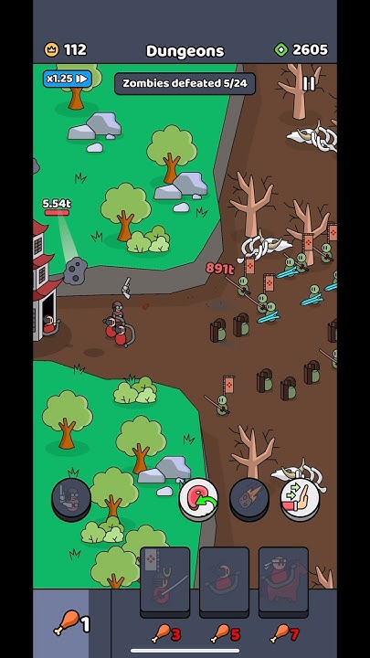 ⚔️ Zombie Rush 17-10 | We Are Warriors || Dungeons ☑️ #wearewarriors #chillgames #dungeons - YouTube