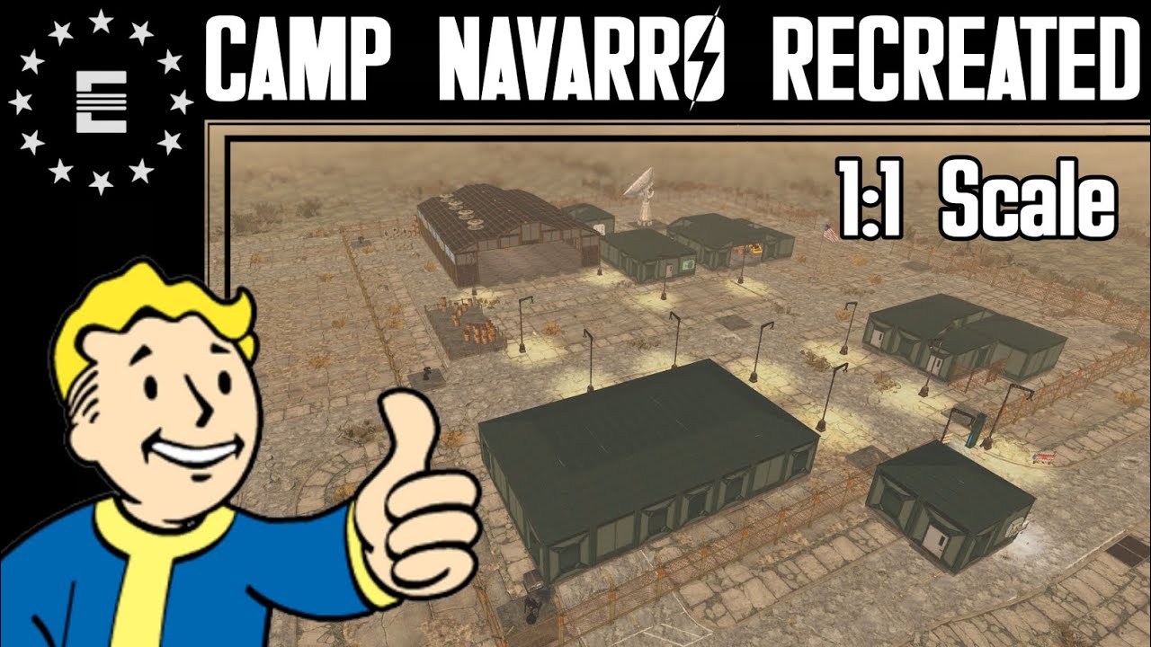 Camp Navarro Shelter Showcase (Fallout 76) - YouTube
