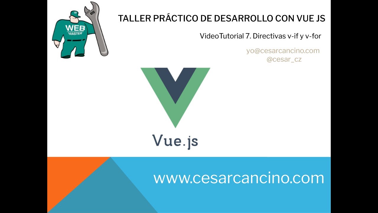 Videotutorial 7 Taller Práctico Desarrollo Con Vue Js Directivas V If Y V For Youtube 1686