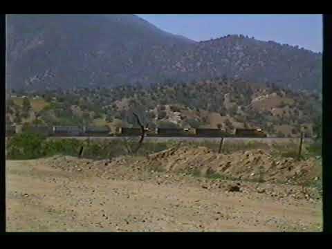 Santa Fe Railroad Tehachapi Loop 1990 - YouTube