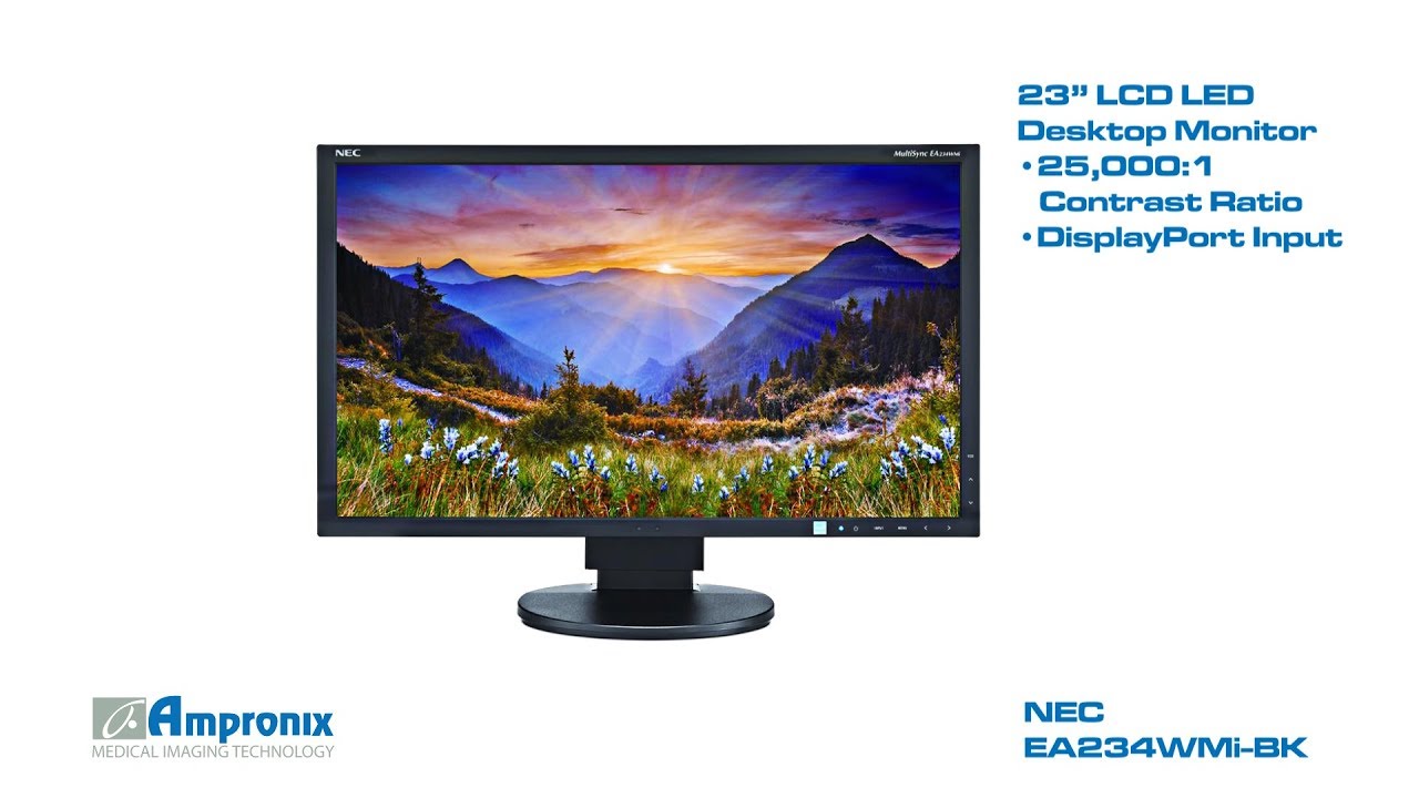 NEC EA234WMi-BK Display Monitor Screen Sales | Service | Repair ...