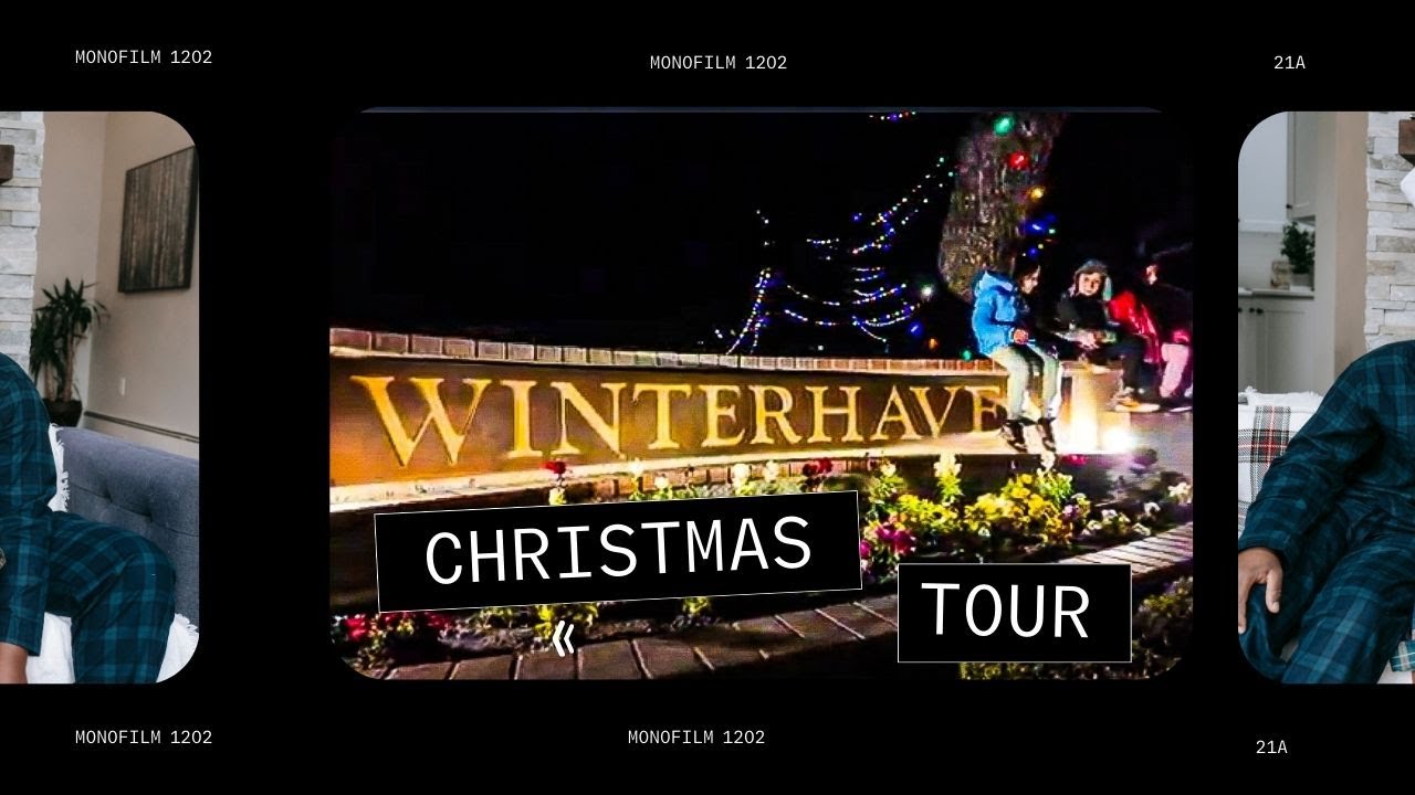 A tour through Winterhaven Festival of Lights - YouTube