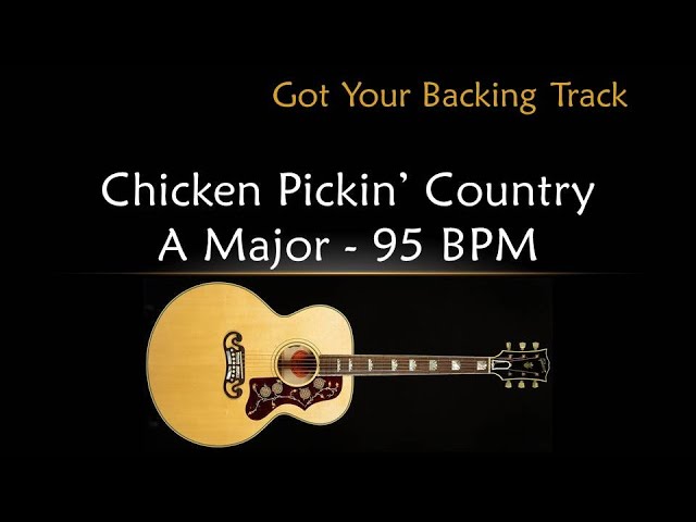 Backing Track - Chicken Pickin' Country in A Major Chords - Chordify