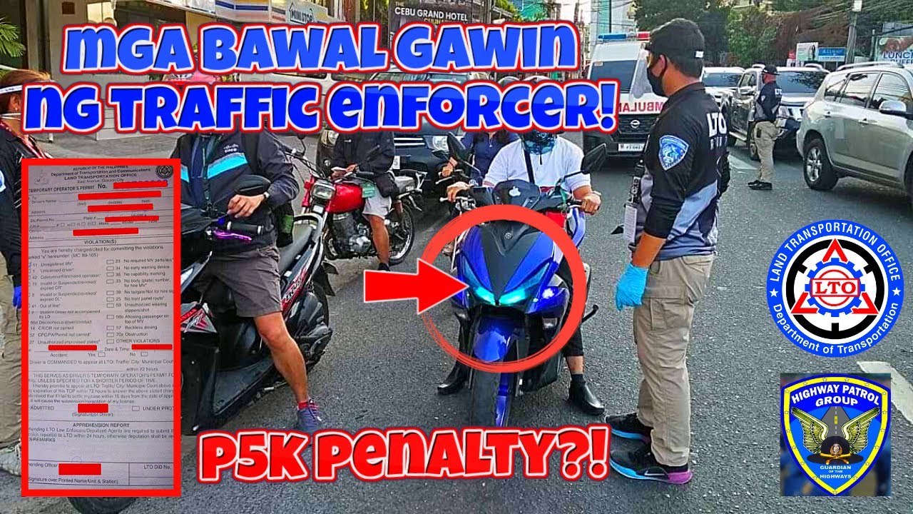 MGA BAWAL GAWIN NG TRAFFIC ENFORCER | TRAFFIC ENFORCER MISSION ORDER ...