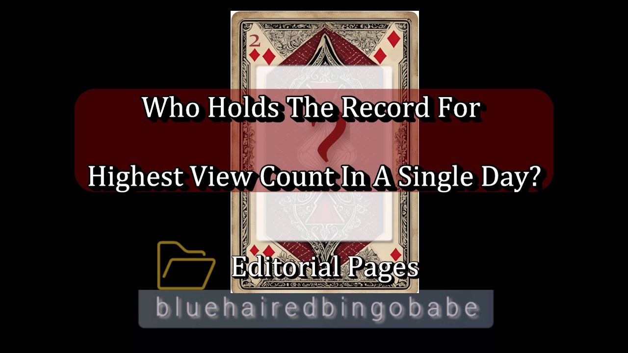 Who Holds The Record For Highest View Count In A Single Day? - YouTube