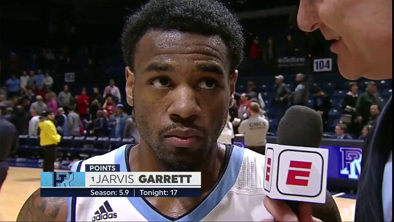 Great Post Game Interview by URI basketball player Jarvis Garrett - YouTube