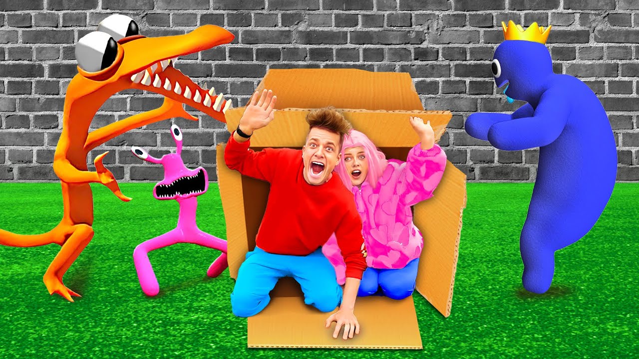 RAINBOW FRIENDS found us in REAL LIFE !!! - YouTube