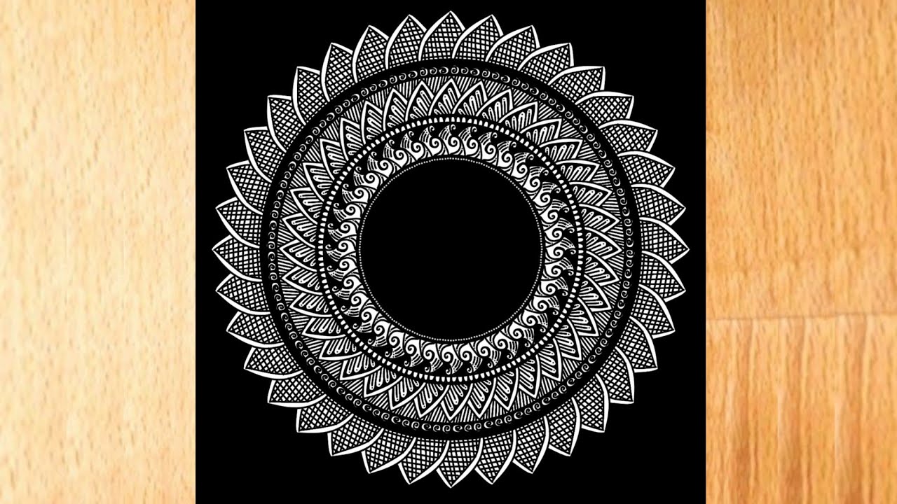 digital mandala art tutorial || digital mandala || step by step #creative #mandalaart #art # ...