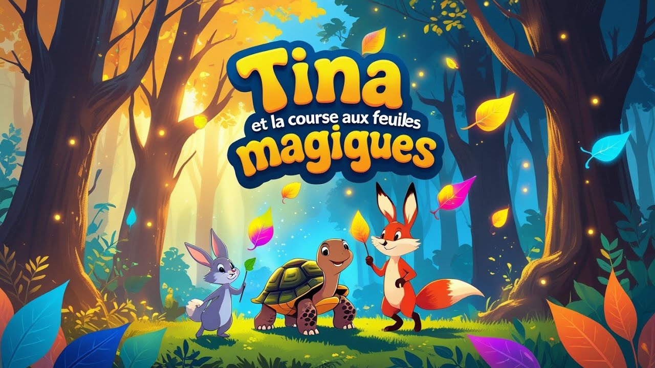 Tina et La Course aux Feuilles Magiques🐢🍃 Raconte-moi Une Histoire 📖🧚🏻 ...