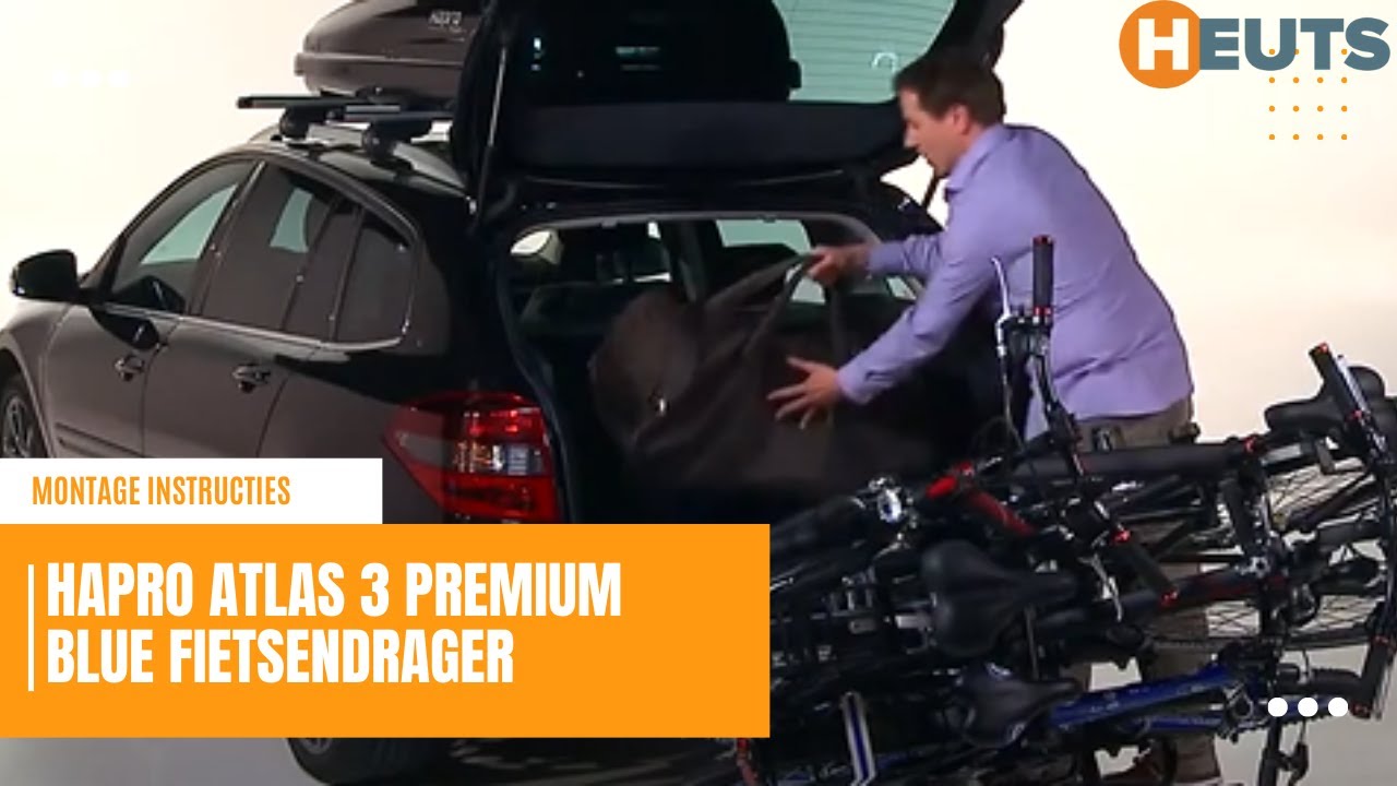 Hapro Atlas 3 Premium Blue Fietsendrager Nederlandse handleiding ...