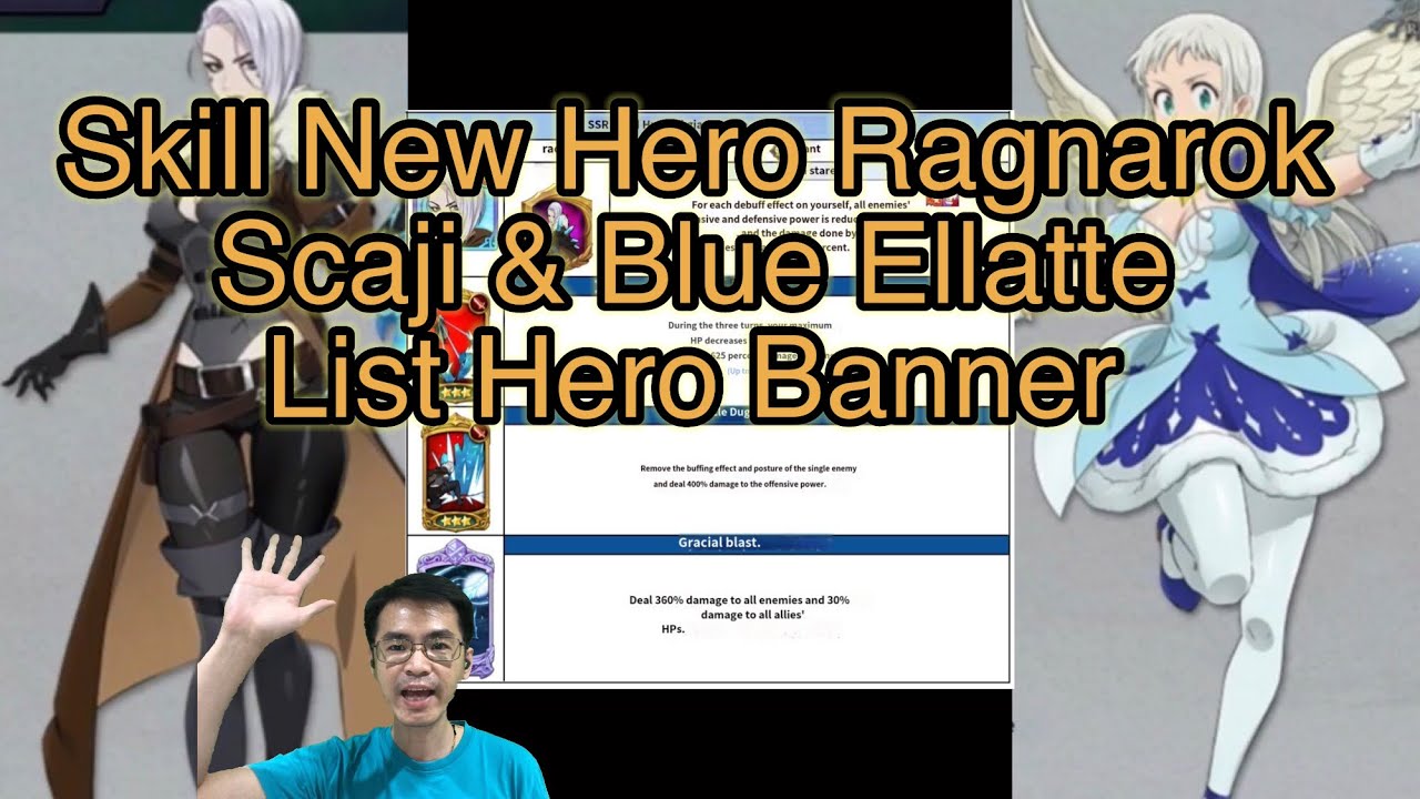 New Hero Scaji & Ellatte 7DS The Seven Deadly Sins Grand Cross SDSGC ...